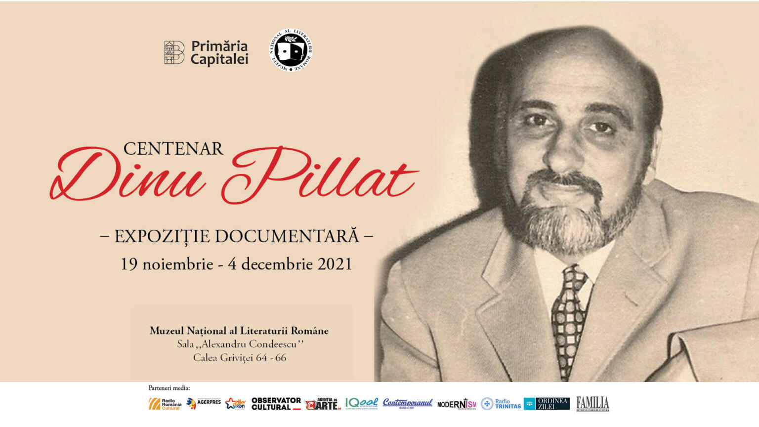 Expoziția documentară ,,Centenar Dinu Pillat”