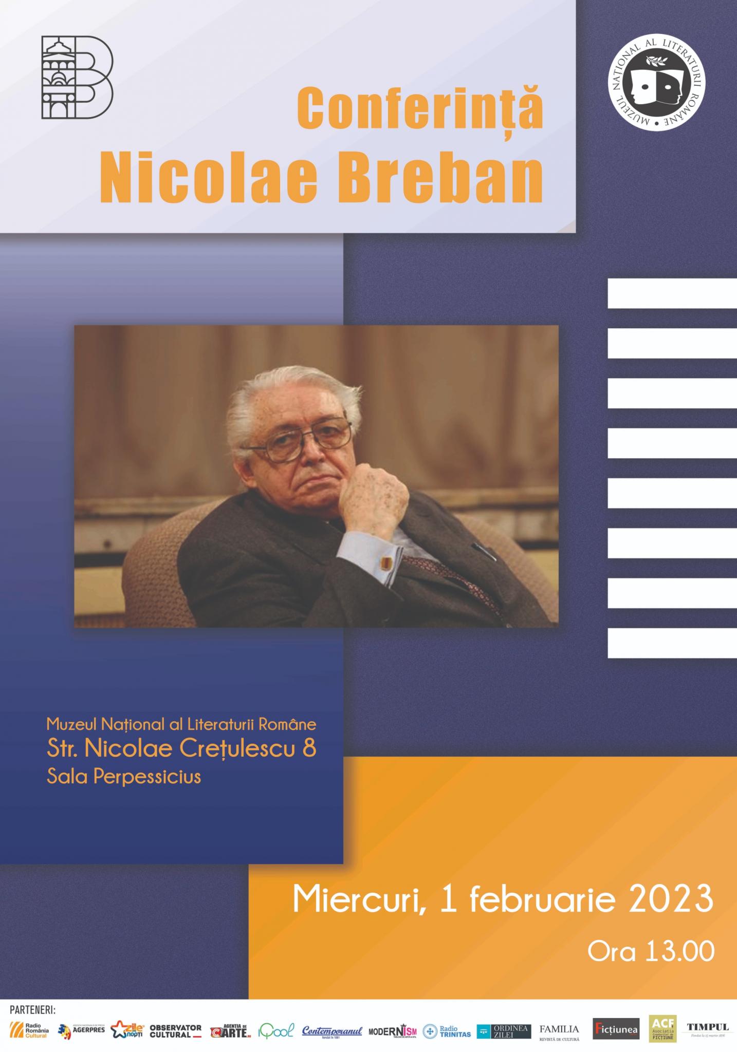 Conferință Nicolae Breban