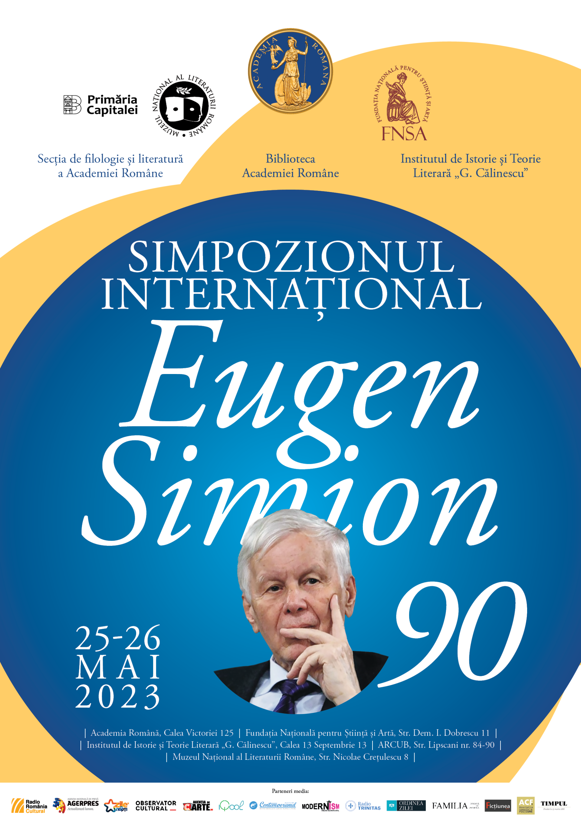 Simpozionul Internațional „Eugen Simion – 90” – Inaugurarea sălii de ...