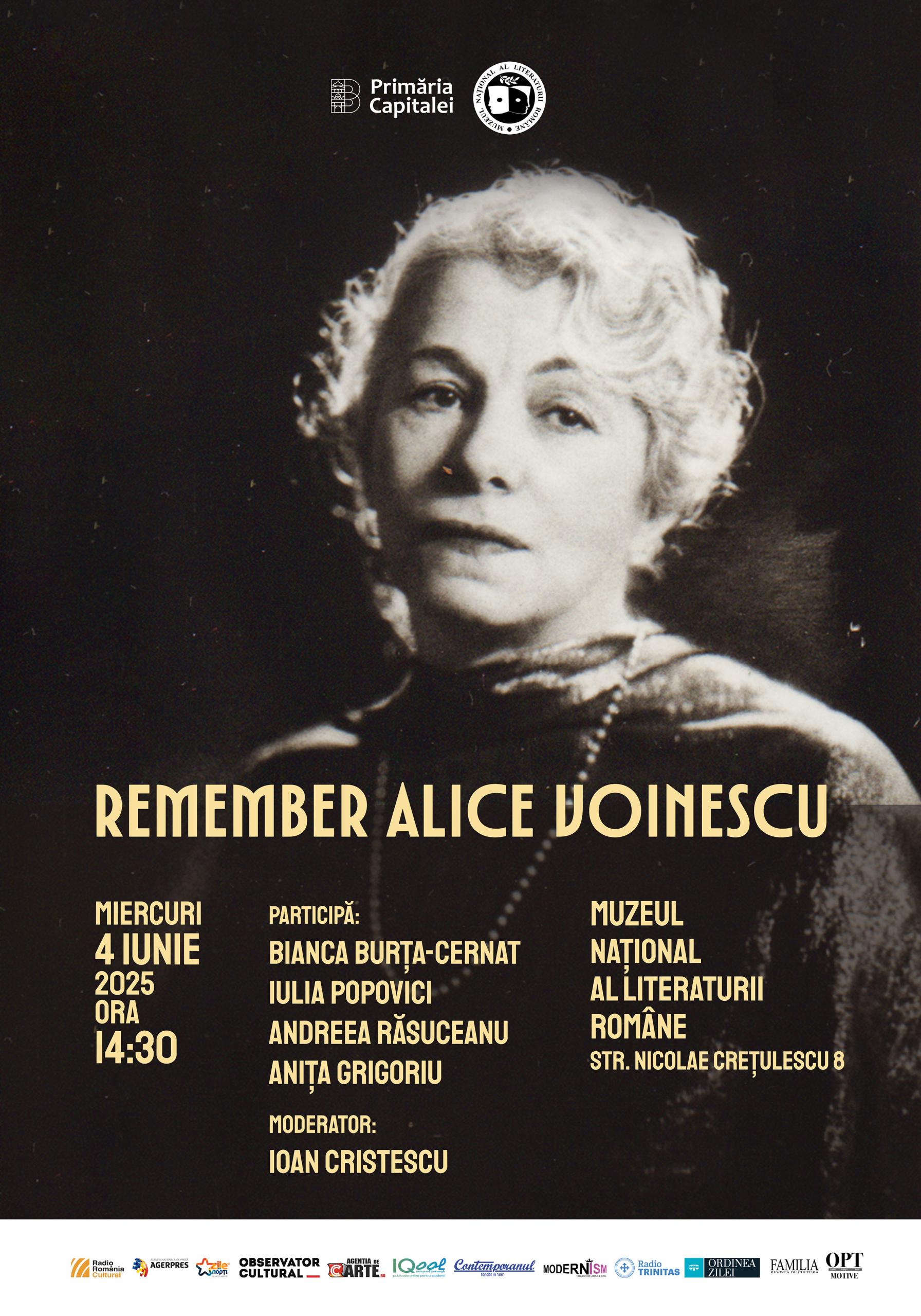 Remember Alice Voinescu